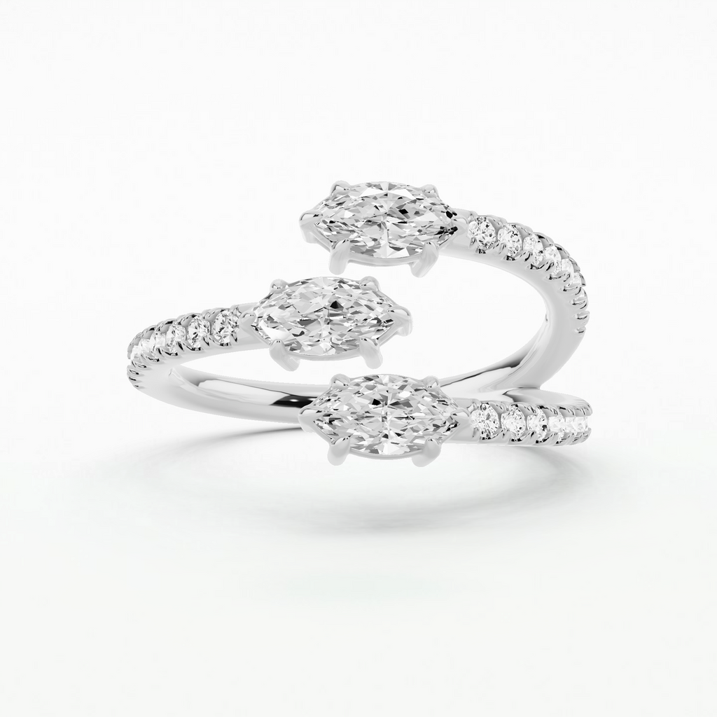 The Trifecta Ring - Marquise – Diamond Chemistry