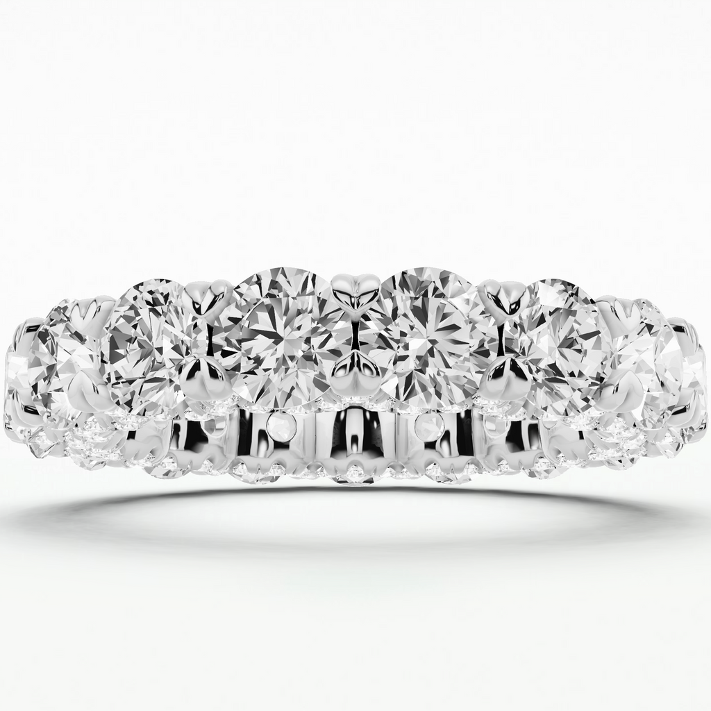 Buy Infinite Curve Lab Grown Diamond Full Eternity Band-Round at Best Price