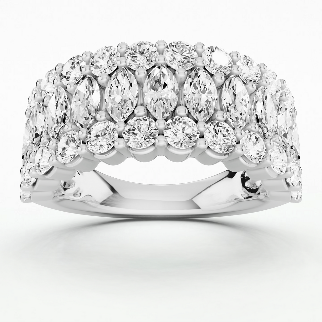 Buy Audrey Half Eternity Band-Round at Best Price