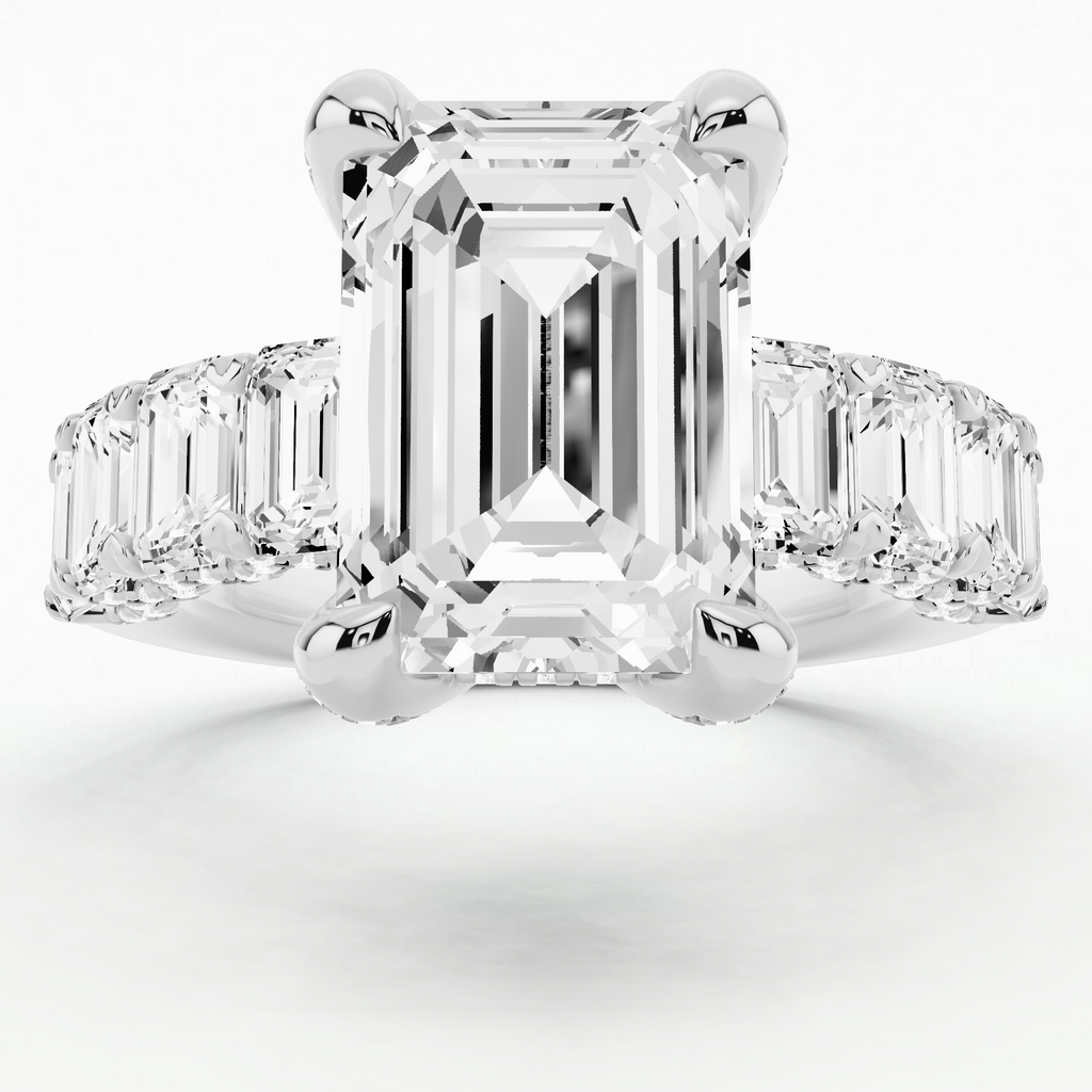 Buy Lumiere Solitaire Ring-Emerald Cut at Best Price