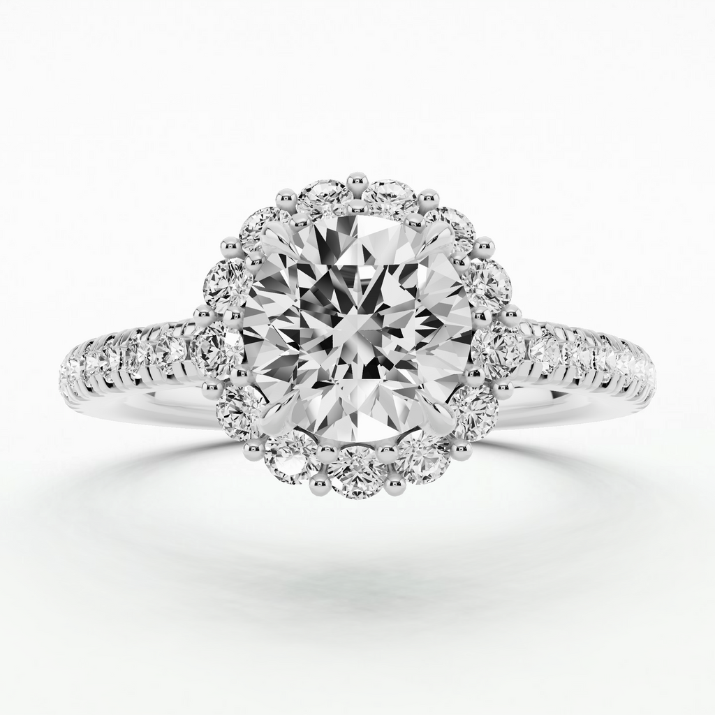 Buy Venetia Lab Grown Diamond Solitaire Ring-Round at Best Price