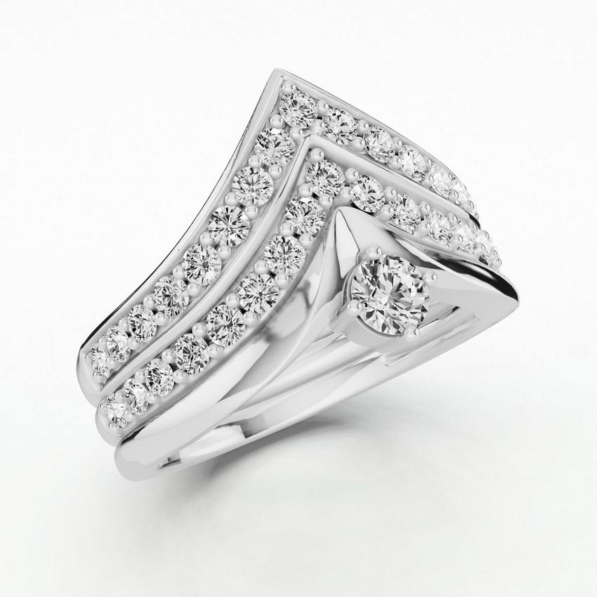 Purchase Statement Stackable Wedding Rings with Life Warranty – Diamond ...