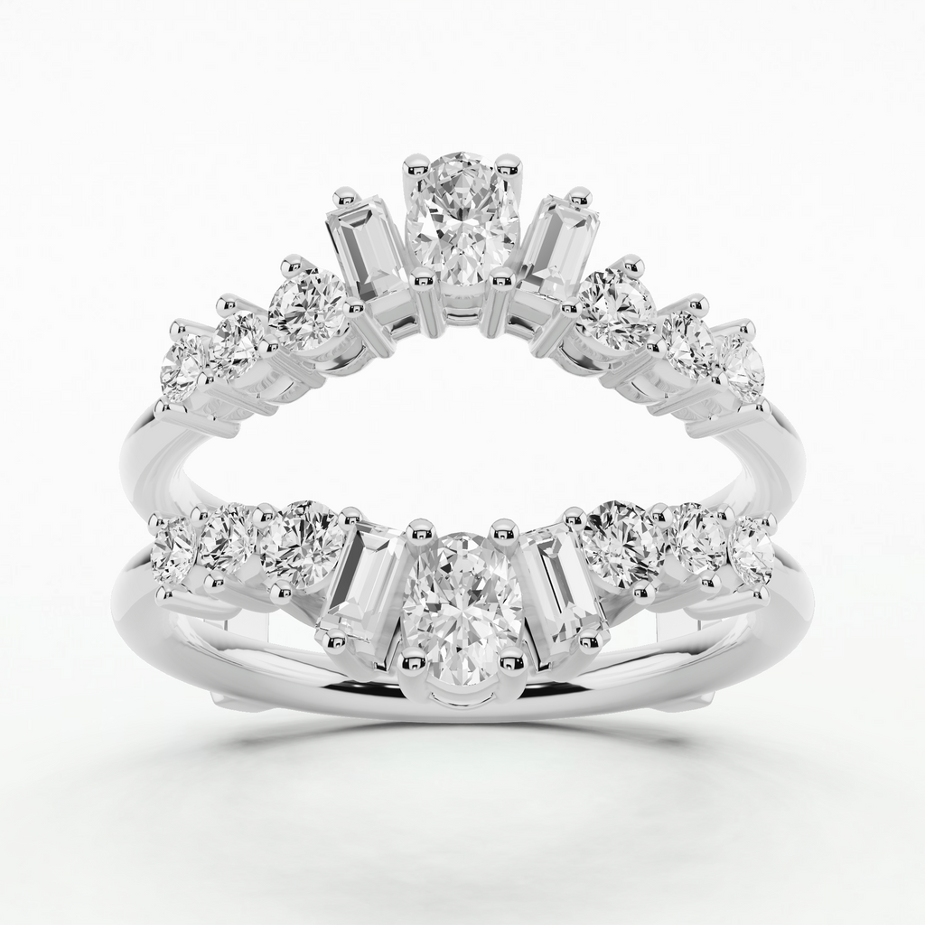 Prong Set Varied Lab Grown Diamond Wrap Band - Multi Stone – Diamond ...