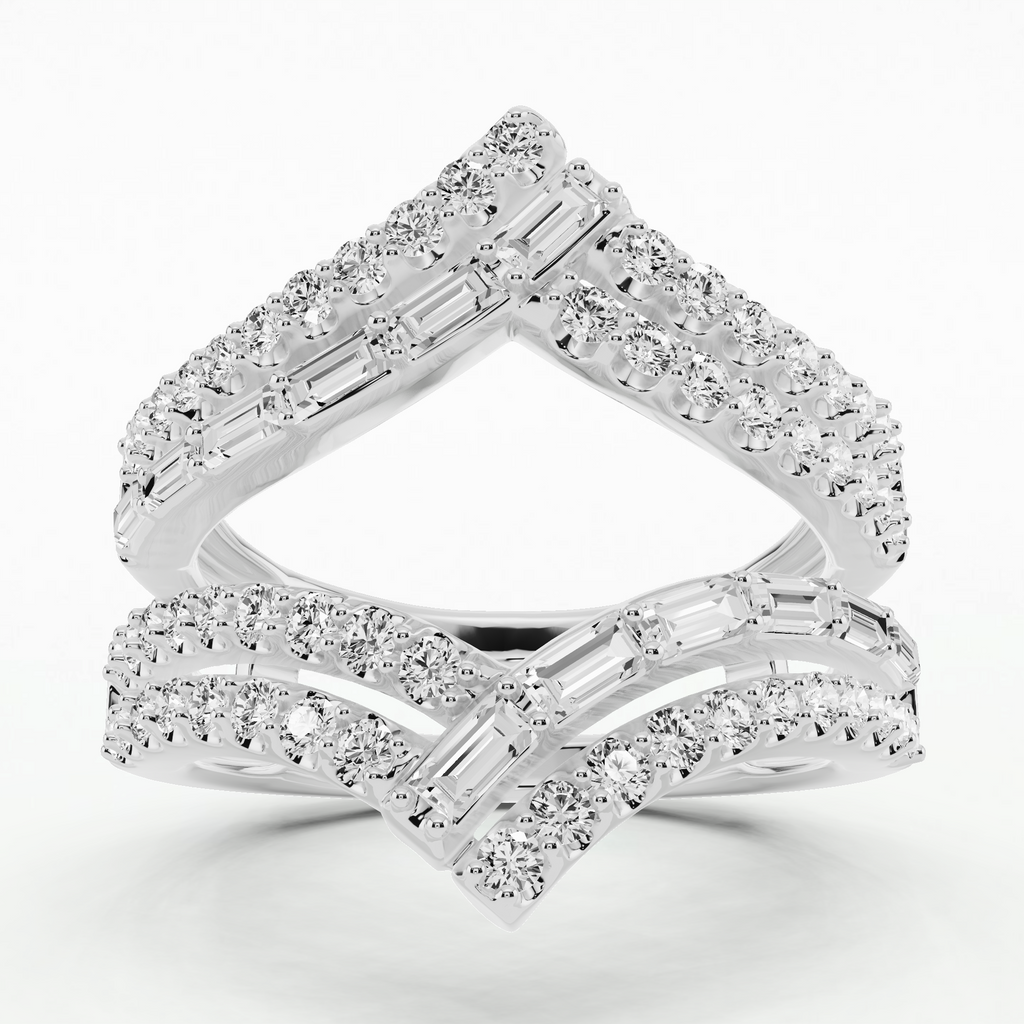 Buy Wave - Lab Grown Diamond Wrap Band -Multi Stone at Best Price
