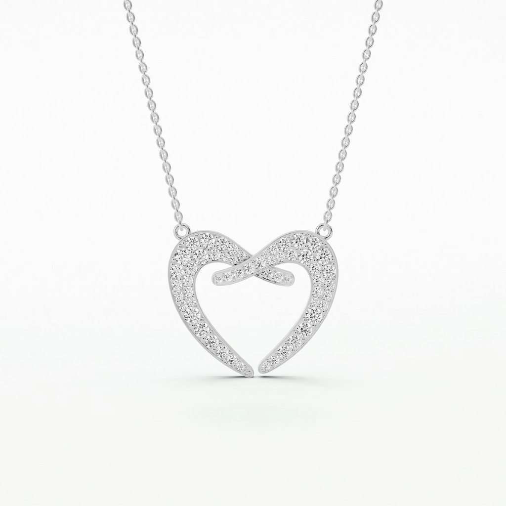 Buy Luxury Healed Heart Lab Grown Diamond Pendant-Round at Best Price ...