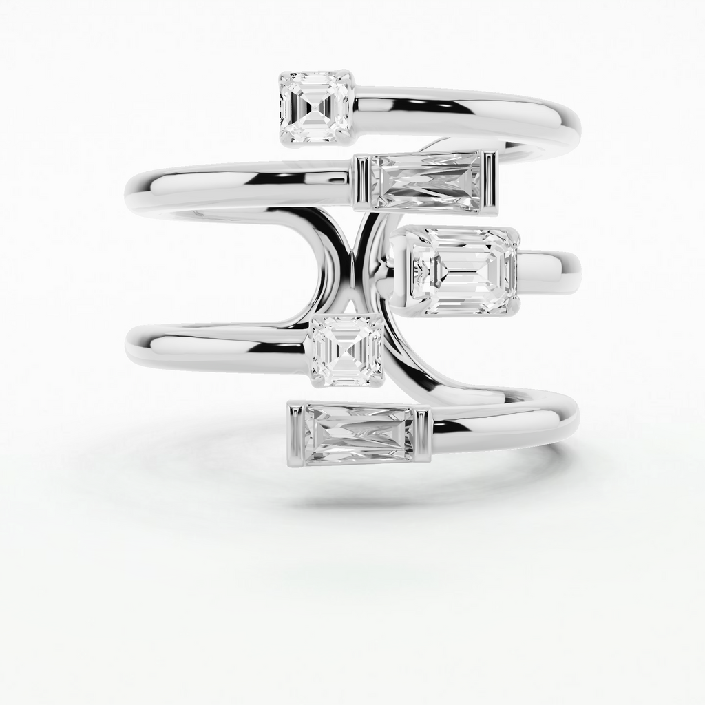 Exclusive Elegance: The Orbit Ring - A Mesmerizing Multi-Stone Beauty ...